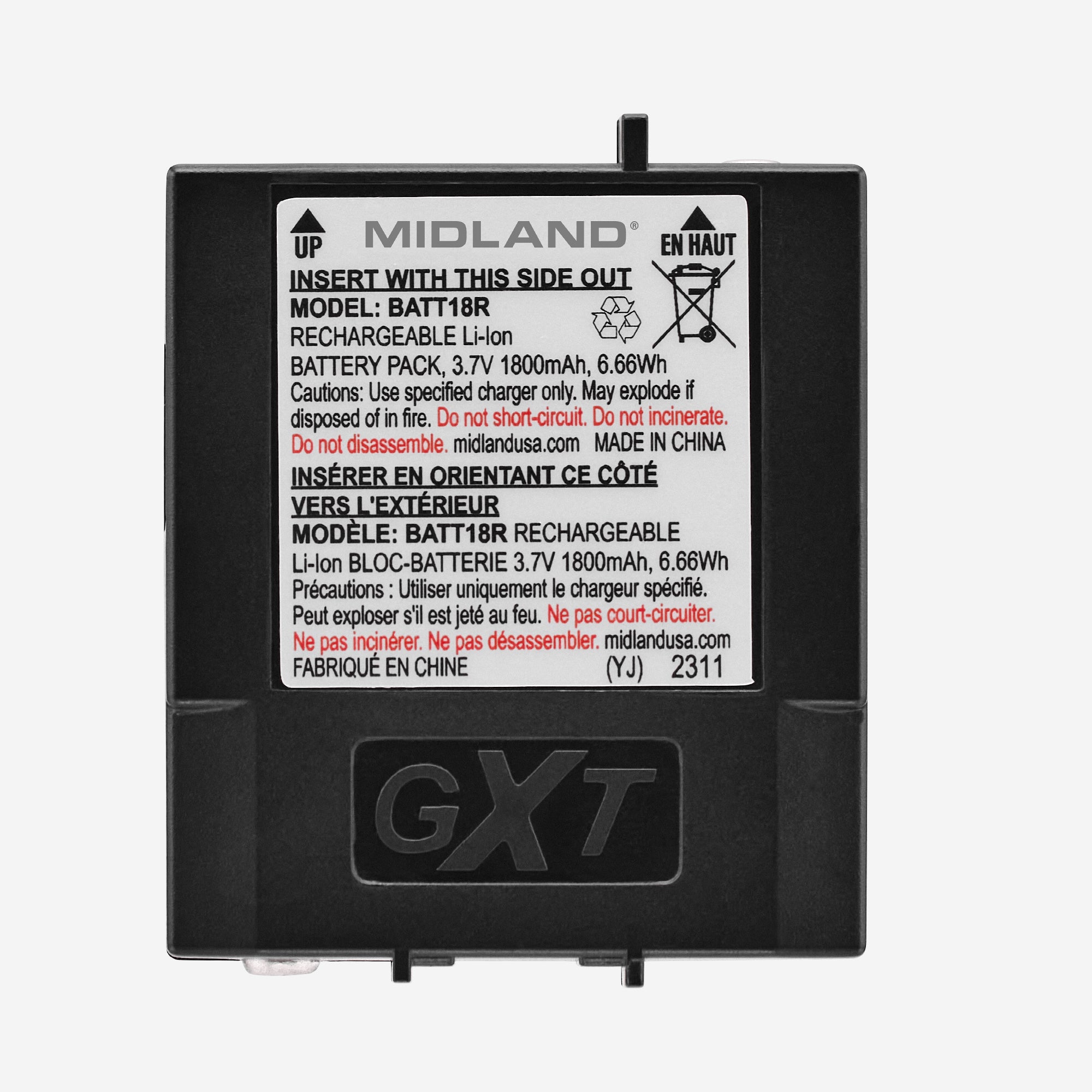 Midland Gxt1000 Rechargeable Battery Packs For – Nickel Metal Hydride ...