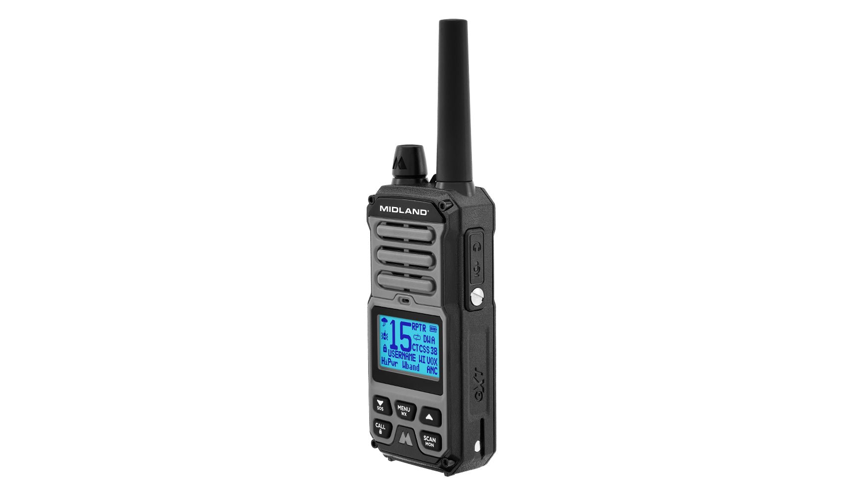 Midland 5-Watt GMRS Handheld 2-Way Radio - GXT67 Pro