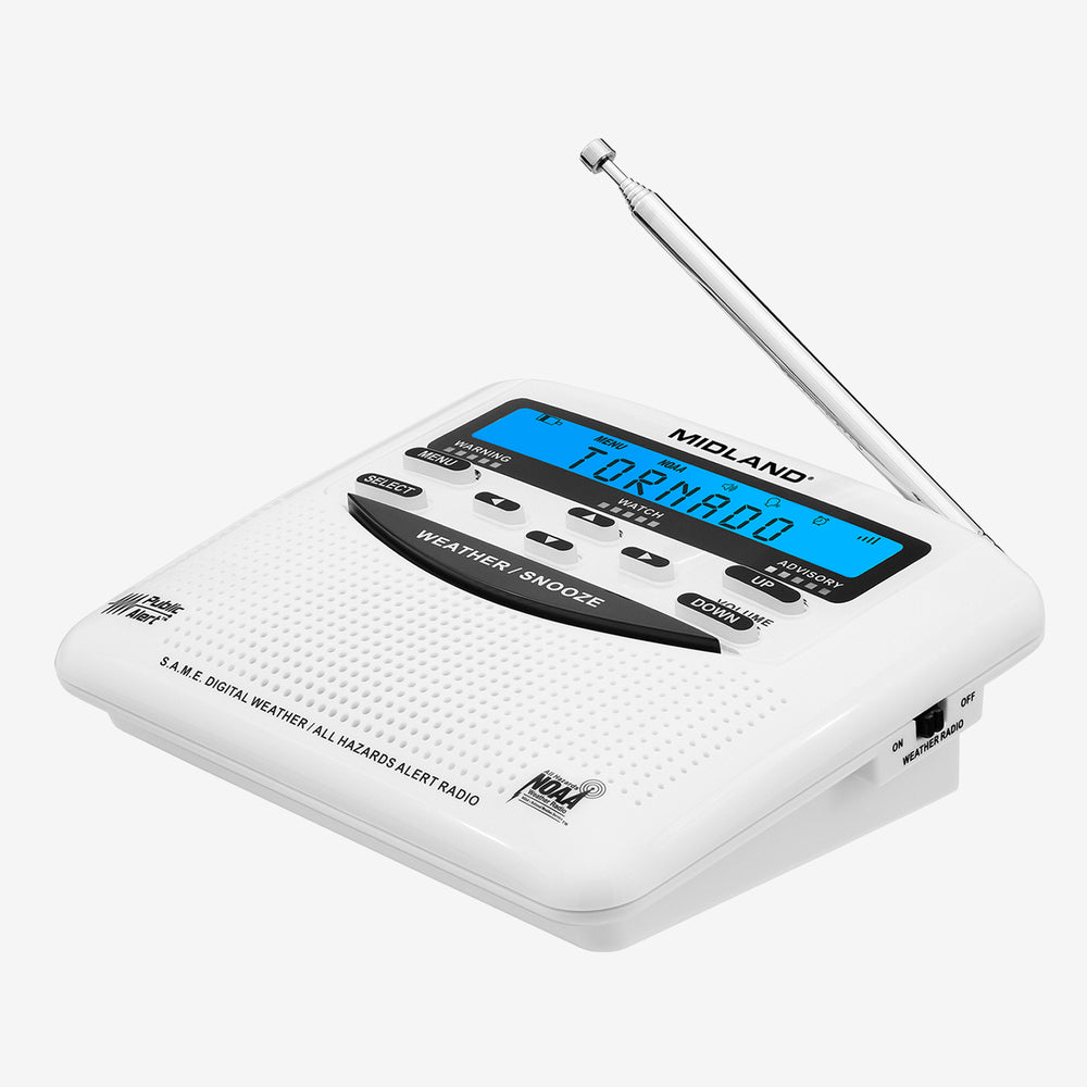 WR120B NOAA Weather and Emergency Alert Radio | Midland Radio – MIDLAND