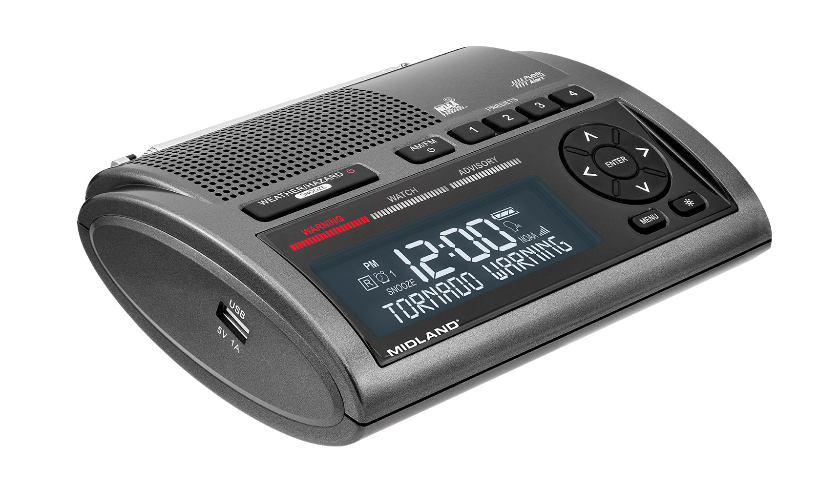 Midland WR400 Deluxe NOAA Weather Radio | Midland Radio