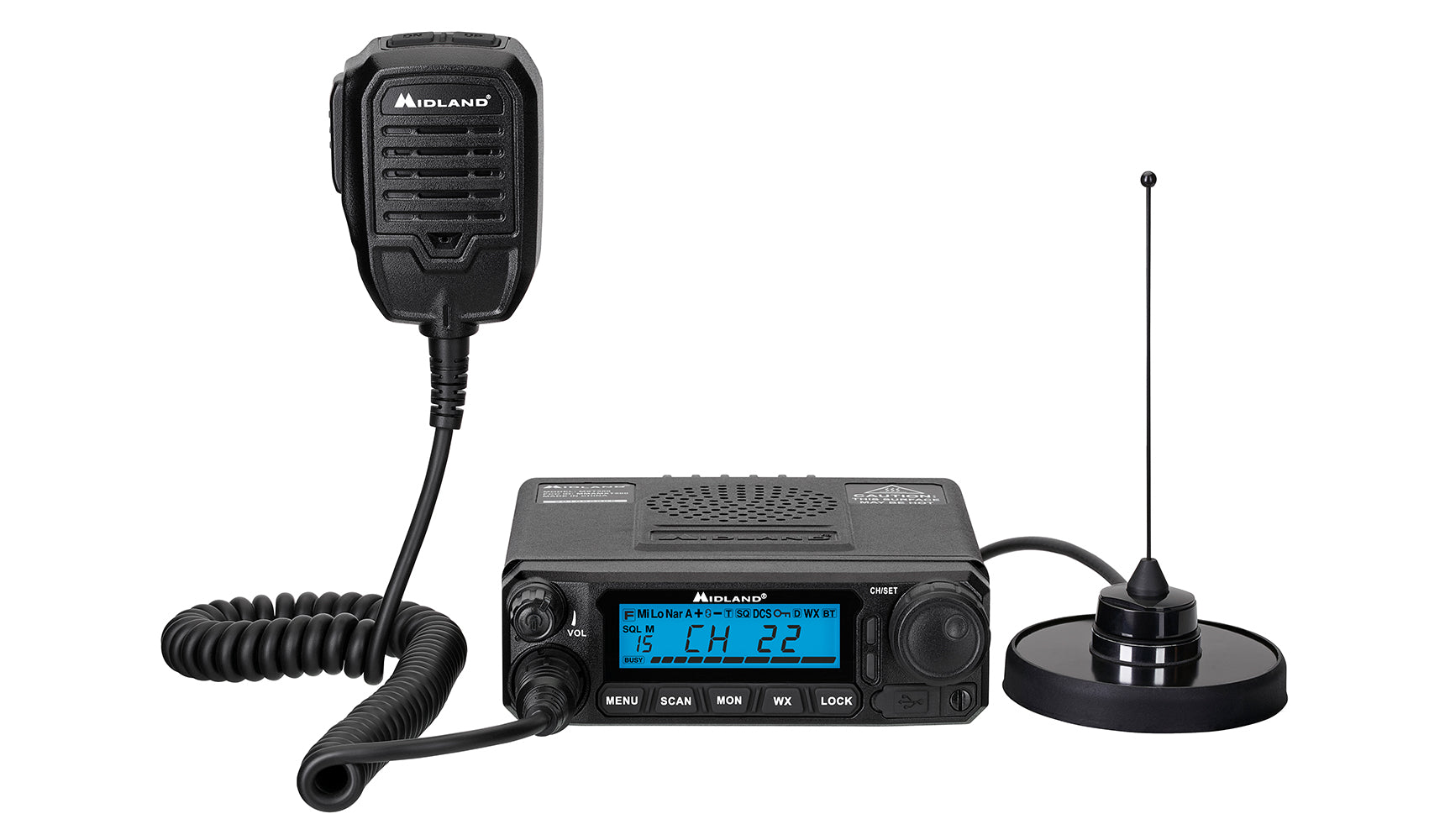 Midland MXT500 MicroMobile 50-Watt GMRS Two-Way Radio